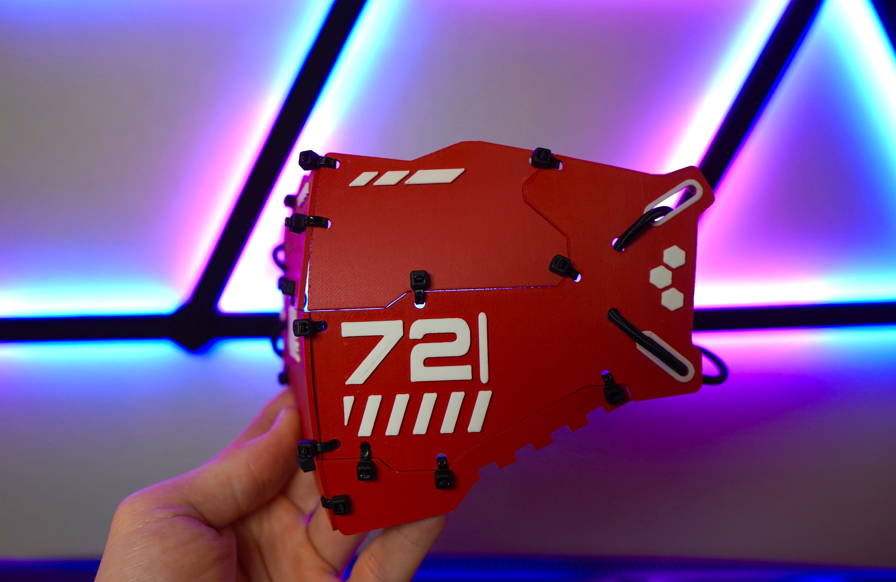 Cyberpunk Mask Protector 721 Red Cosplay Costume - Etsy