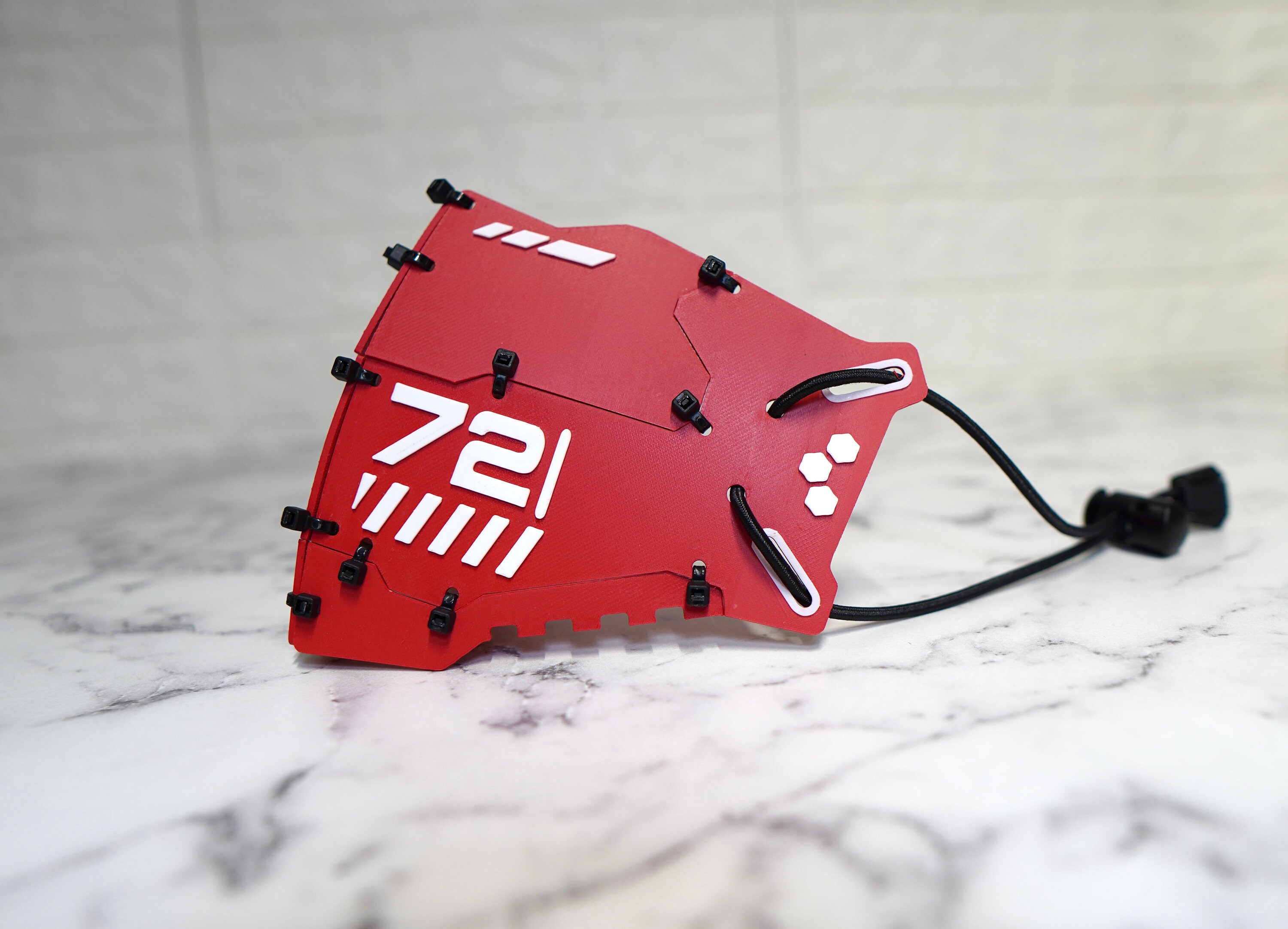 Cyberpunk Mask Protector 721 Red Cosplay Costume - Etsy