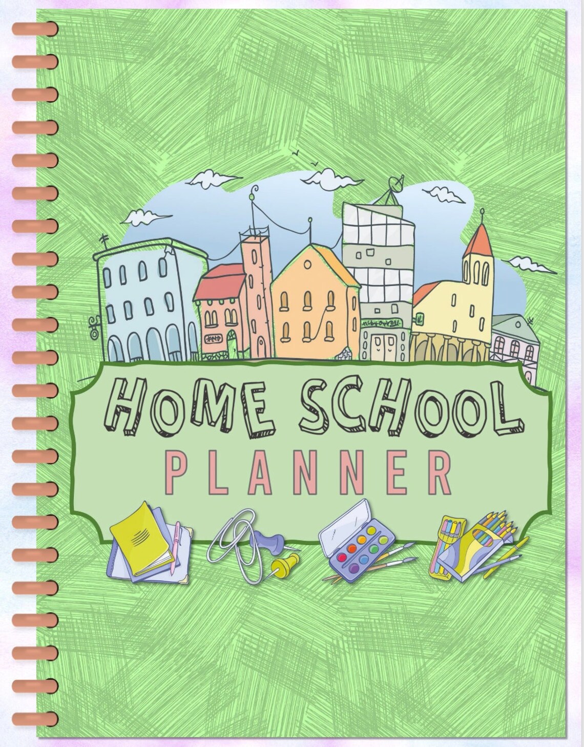 Printable Digital Planner for Home Schooling - Etsy