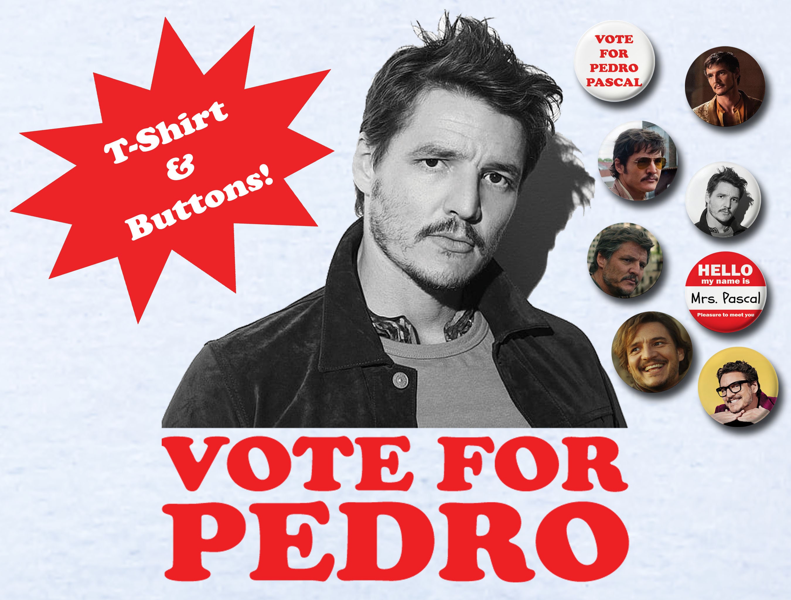 Vote For Pedro Button