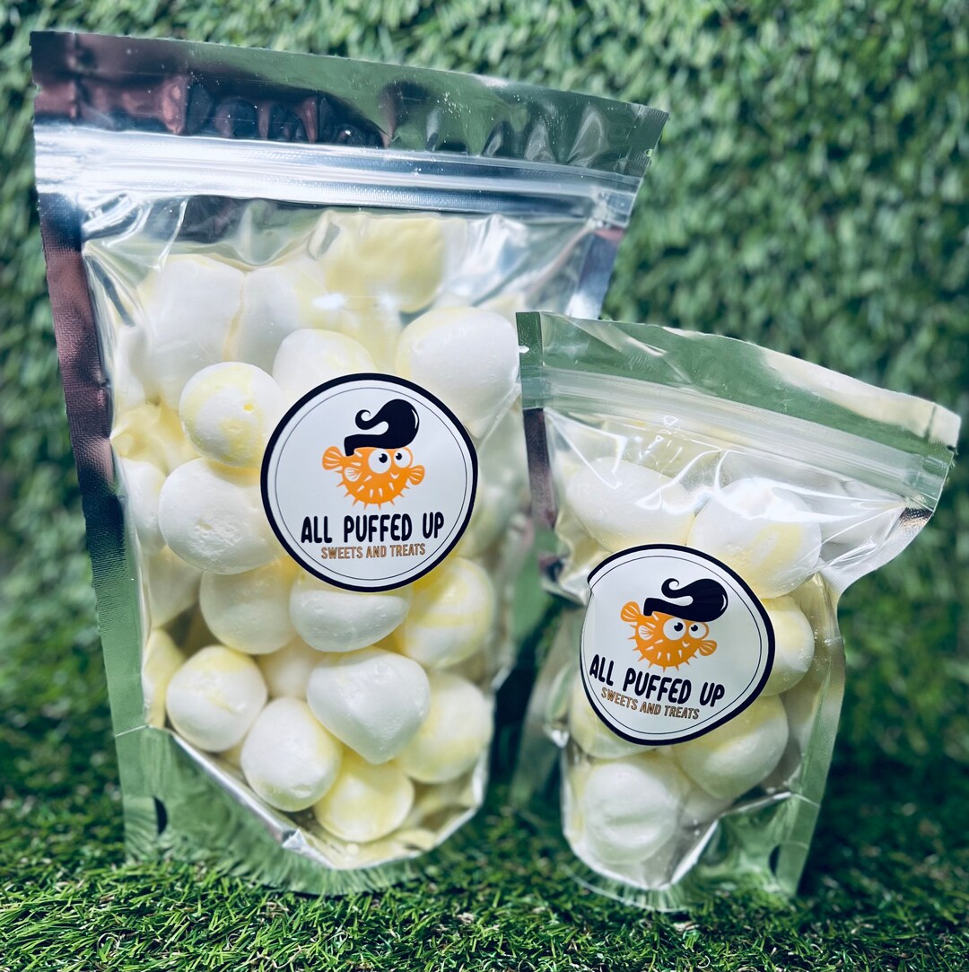 SALT WATER PUFFS Pina Colada freeze Dried Pina Colada Salt Water Taffy ...