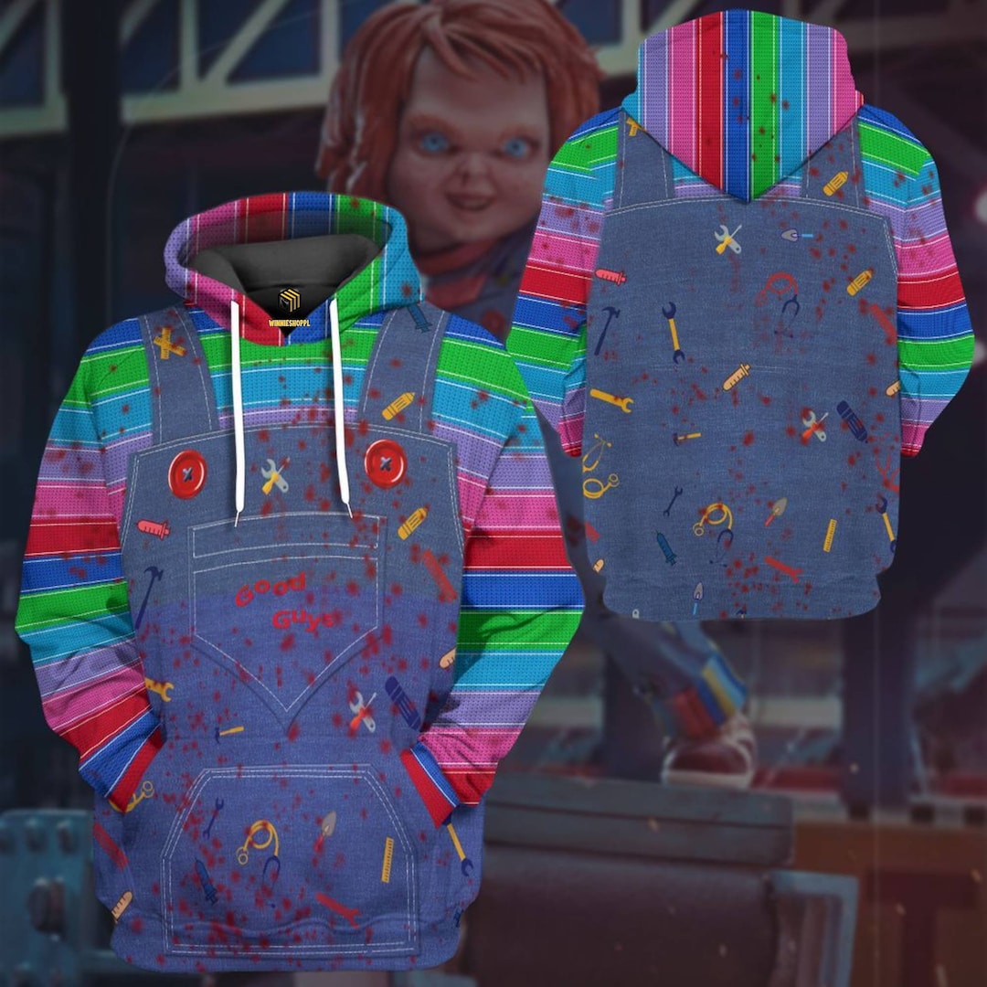 Chucky Full Over Print 3D Hoodie Chucky Cosplay Shirt - Etsy
