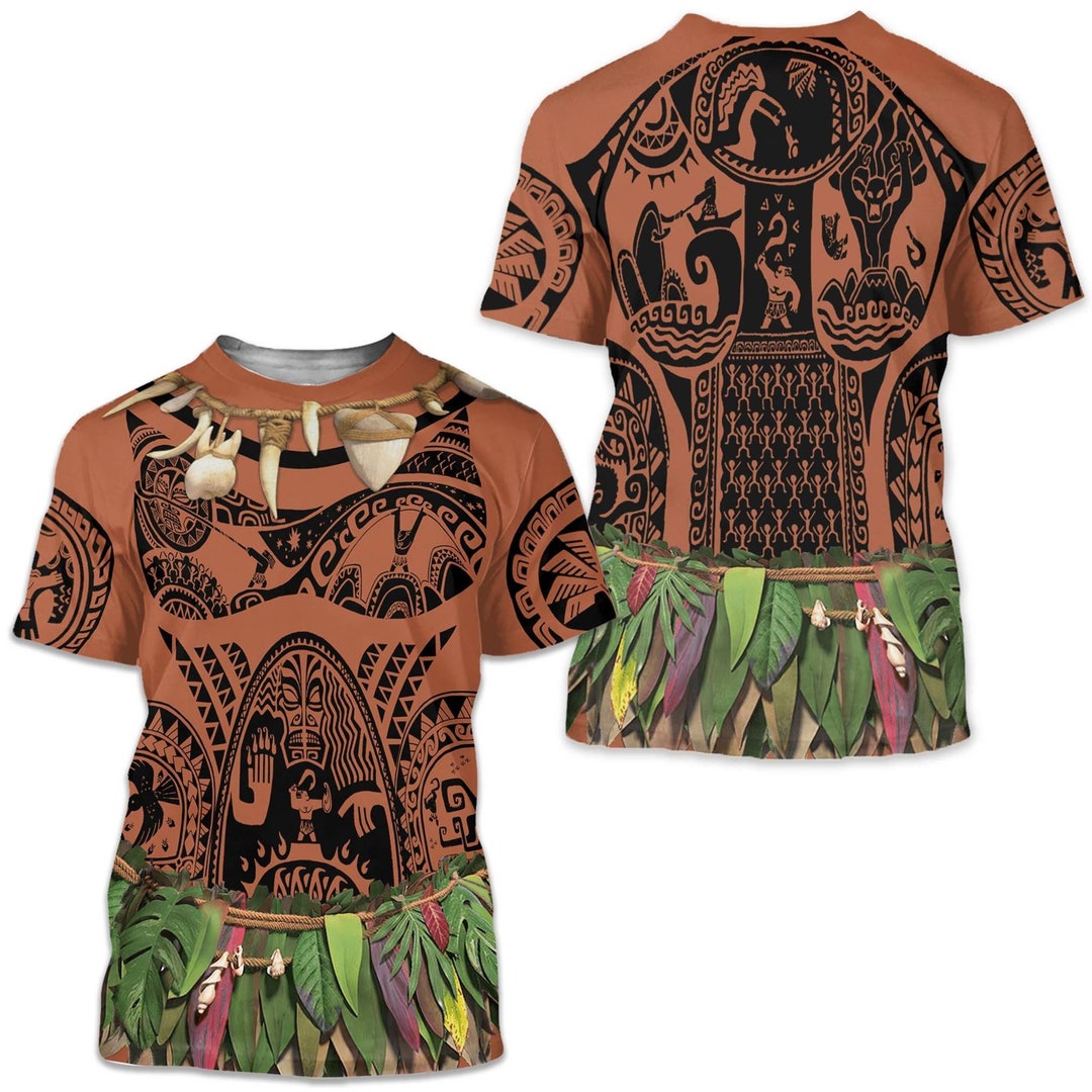 Moana Maui Full Over Print 3D Hoodie Moana Maui Cosplay - Etsy