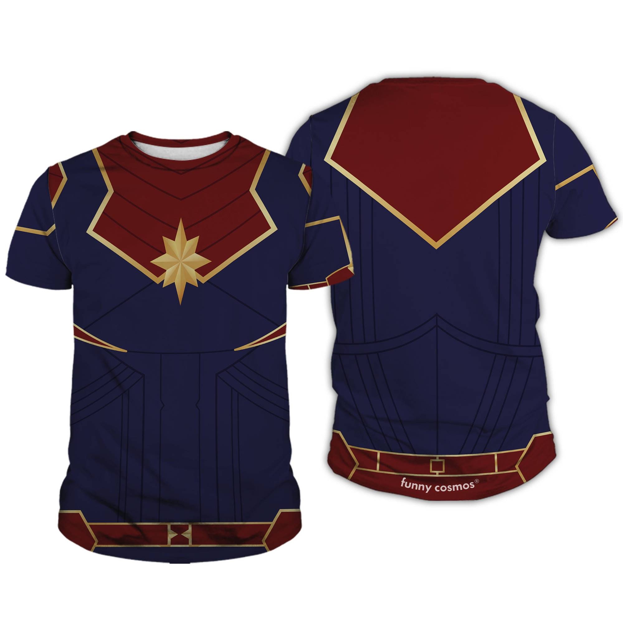 Captain Marvel 3D Full Over Print Hoodie | Avengers Infinity War ...