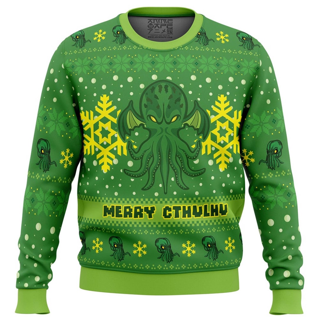 The Call of Cthulhu Christmas Movie Ugly Christmas Sweatshirt - Etsy
