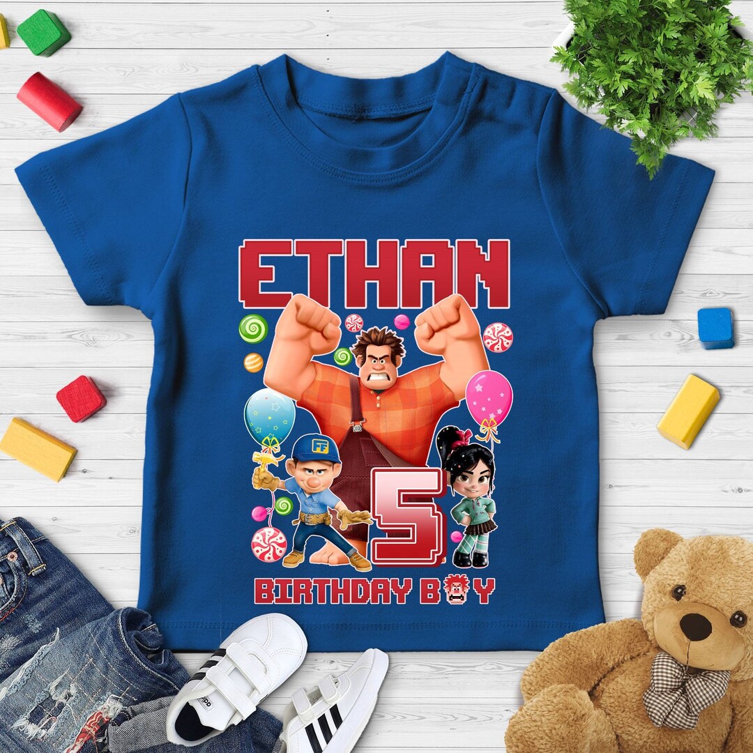 Wreck It Ralph Birthday Shirt Wreck It Ralph Family Shirt - Etsy