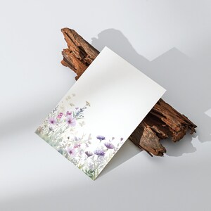 Watercolor Wild Floral Clipart Bundle,commercial Use,purple Flowers ...