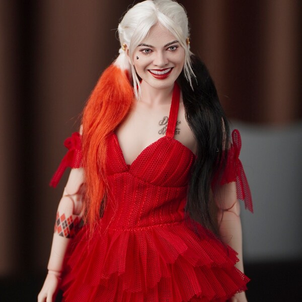 Harley Quin Red Dress - Etsy