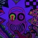 Neon Rick and Morty Acrylic Painting - Etsy