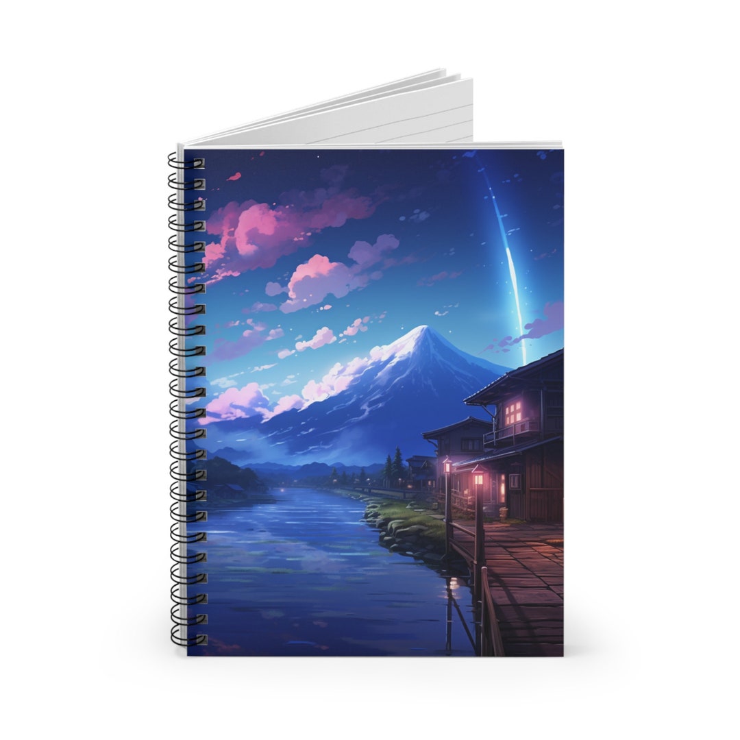 Anime Spiral Notebook, Anime Cover, Anime Scenery, Anime, Japan ...