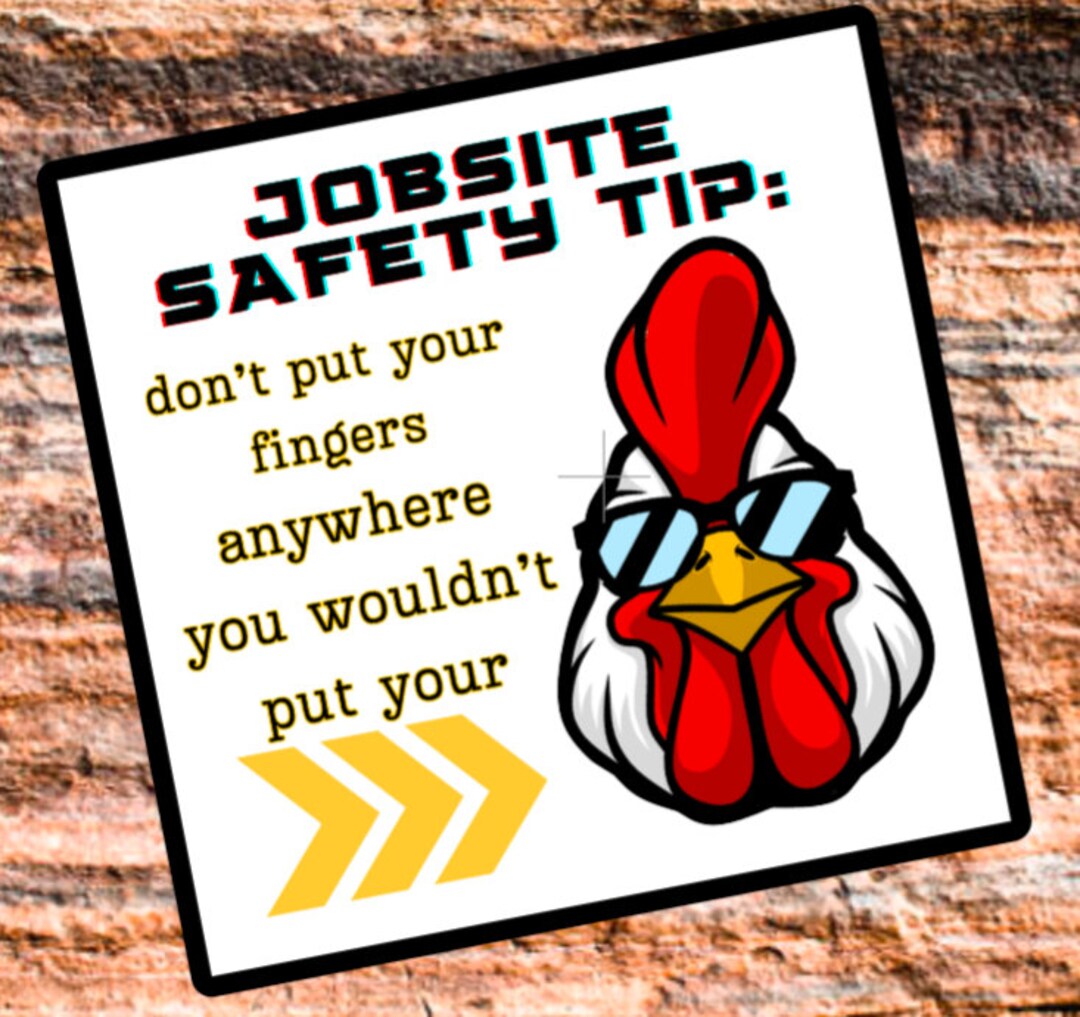Jobsite Safety Tip, Hard Hat Stickers, Hardhat Sticker Sarcastic ...
