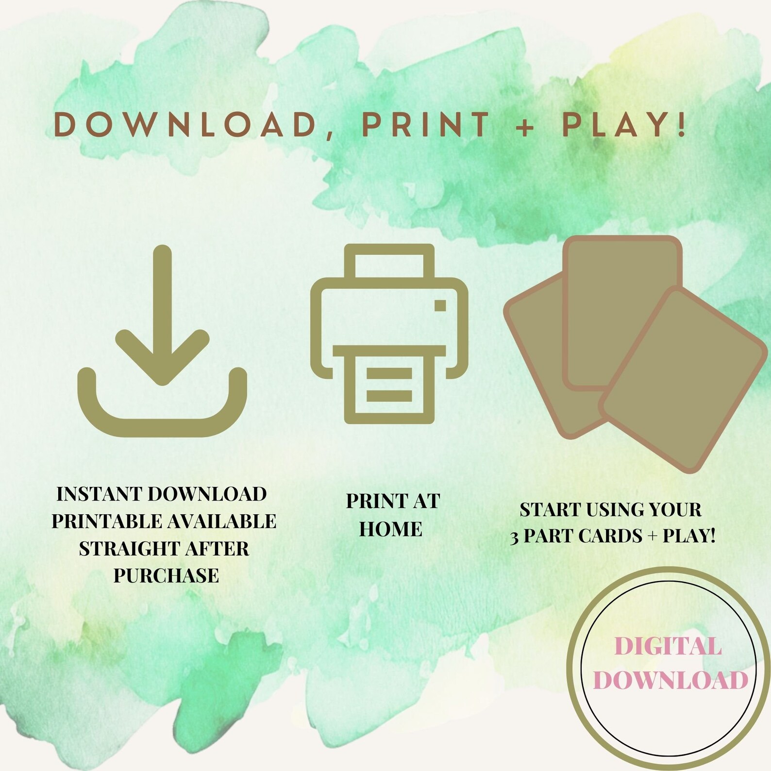 VEGETABLE GARDEN | Montessori 3 Part Vocabulary Cards | Homeed ...