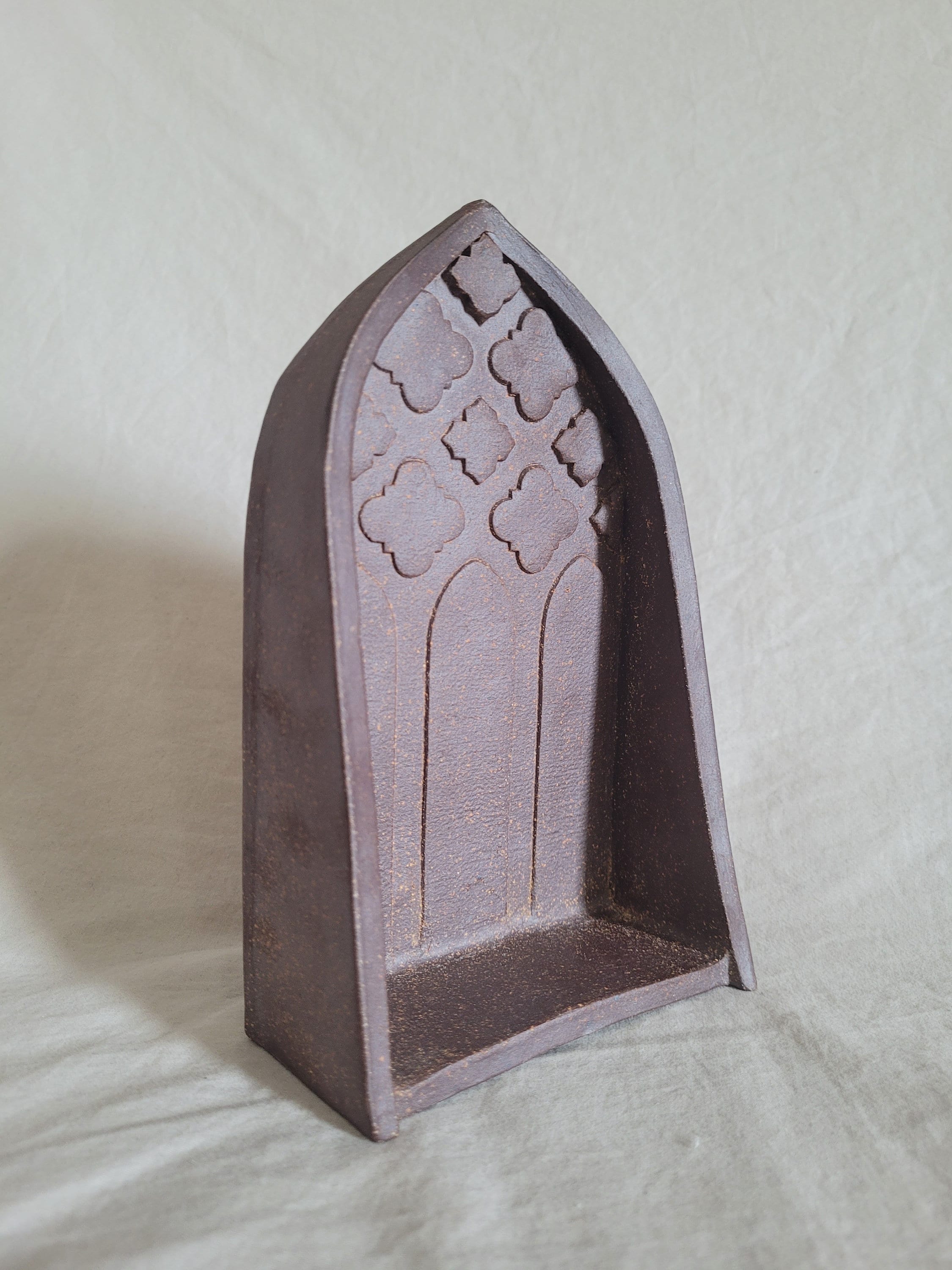Handmade Medieval Gothic Ceramic Stoneware Shrine Altar Niche Reliquary ...