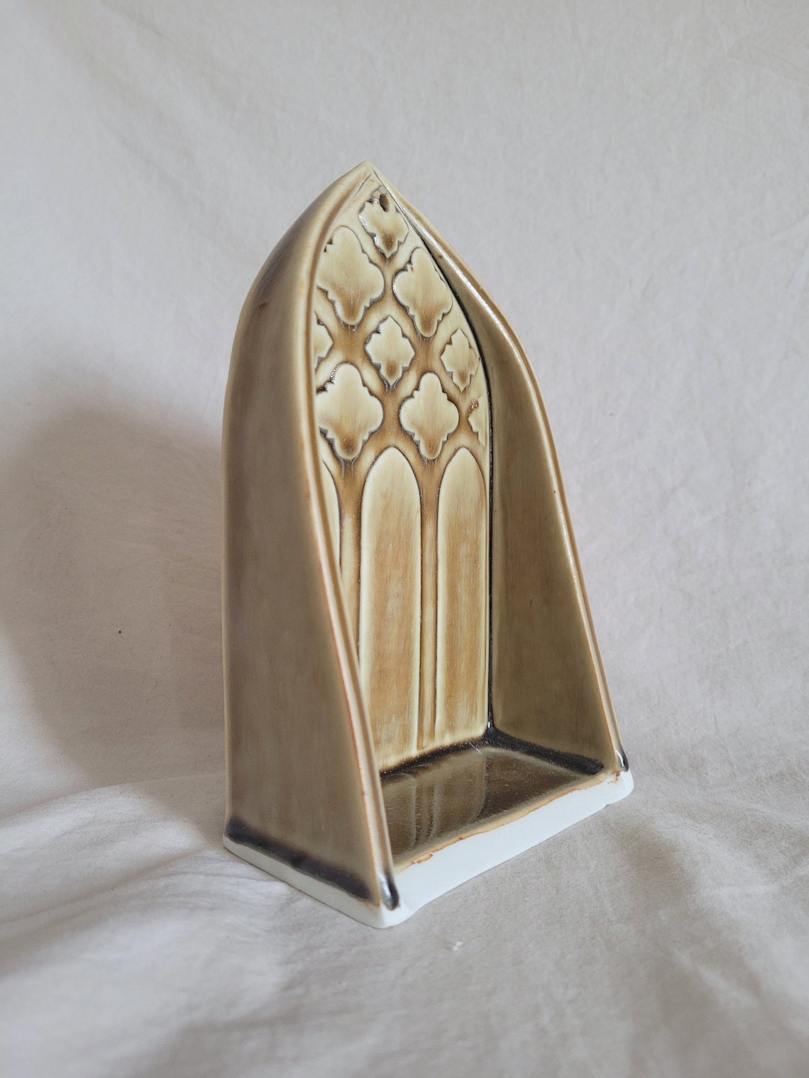 Handmade Medieval Gothic Ceramic Porcelain Shrine Altar Niche Reliquary ...