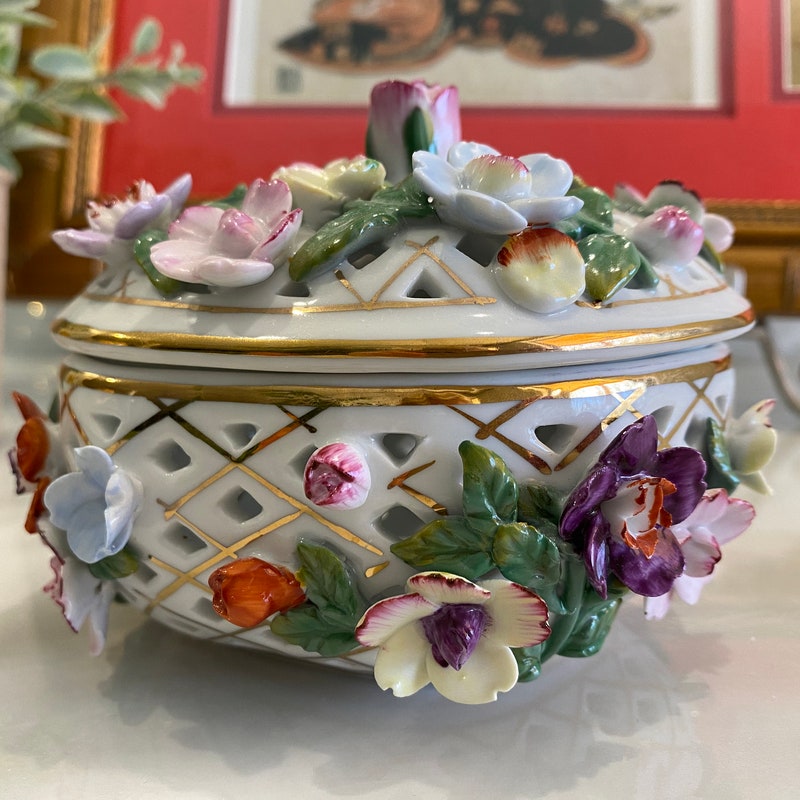 Porcelain Trinket - Etsy