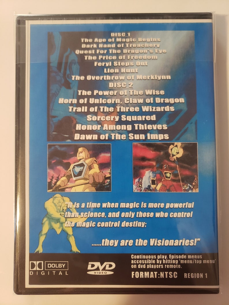 Visionaries: Knights of the Magical Light Complete 1987 Animated Series ...