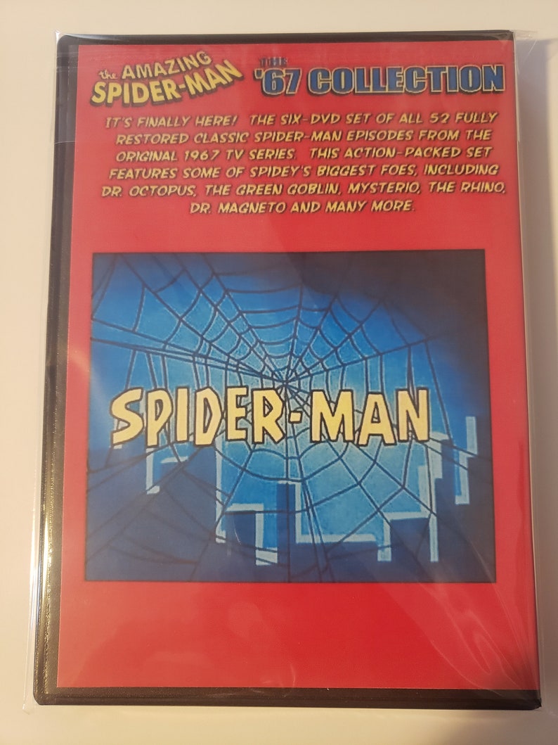Spider-Man '67 Collection Animated Cartoon Serie 6 DVD Set - Etsy.de Spider-Man '67 Collection Animated Cartoon Serie 6 DVD Set - Etsy.de