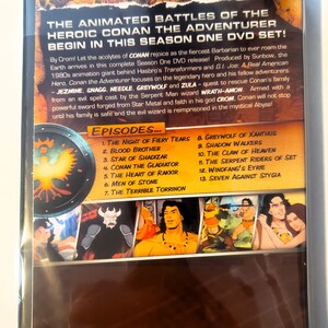 Conan the Adventurer Season One Animated Series DVD Set - Etsy