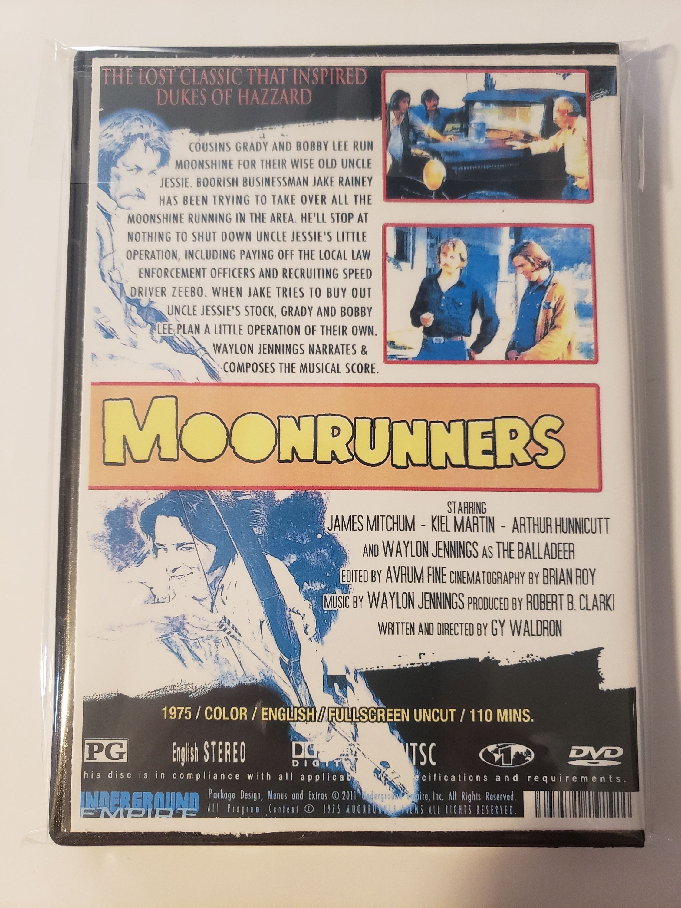 Moonrunners 1975 DVD Free USA Shipping - Etsy