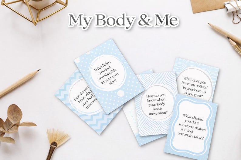 My Body & Me Conversation Cards for Kids | Body Safety | Consent ...