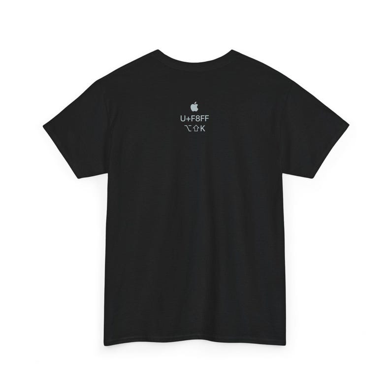 Apple Logo / Unicode Symbol Unisex Heavy Cotton Tee Shirt - Etsy