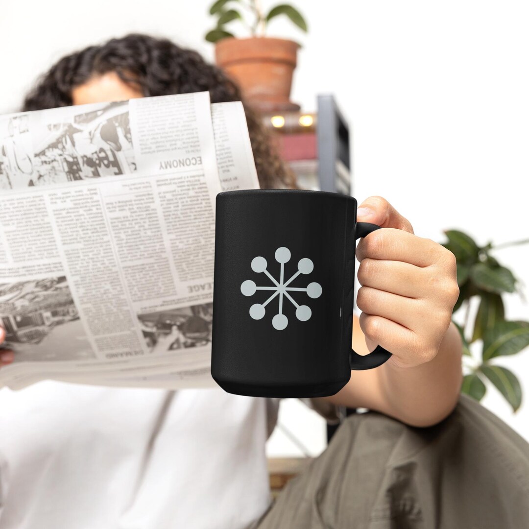 Balloon-spoked Asterisk Unicode Symbol Black Mug - Etsy