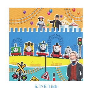 Thomas the Tank Engine Tableware Party Supplies Plates Napkins Cups ...