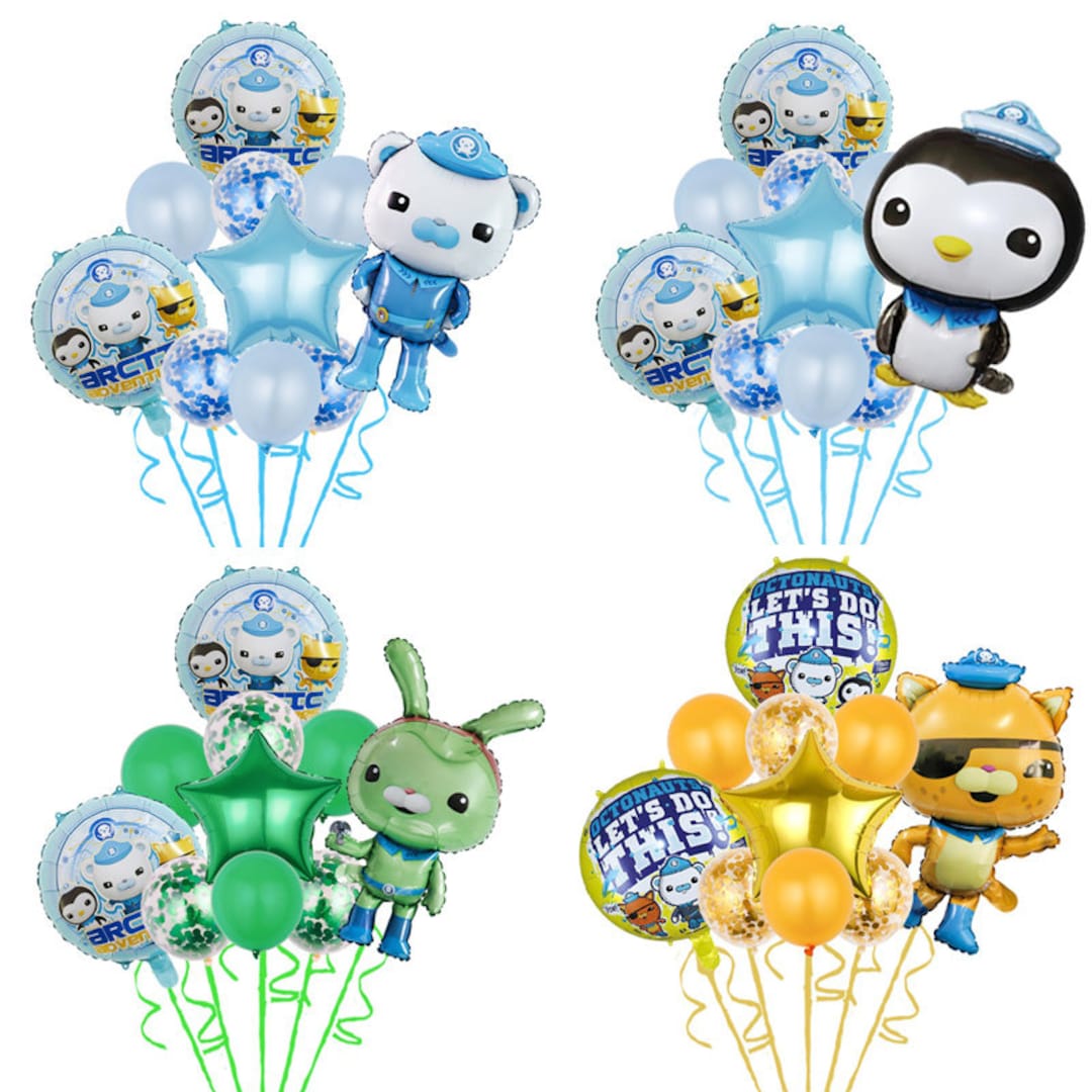10PCS Octonauts Theme Balloon Set Party Supplies Kids Children Birthday ...