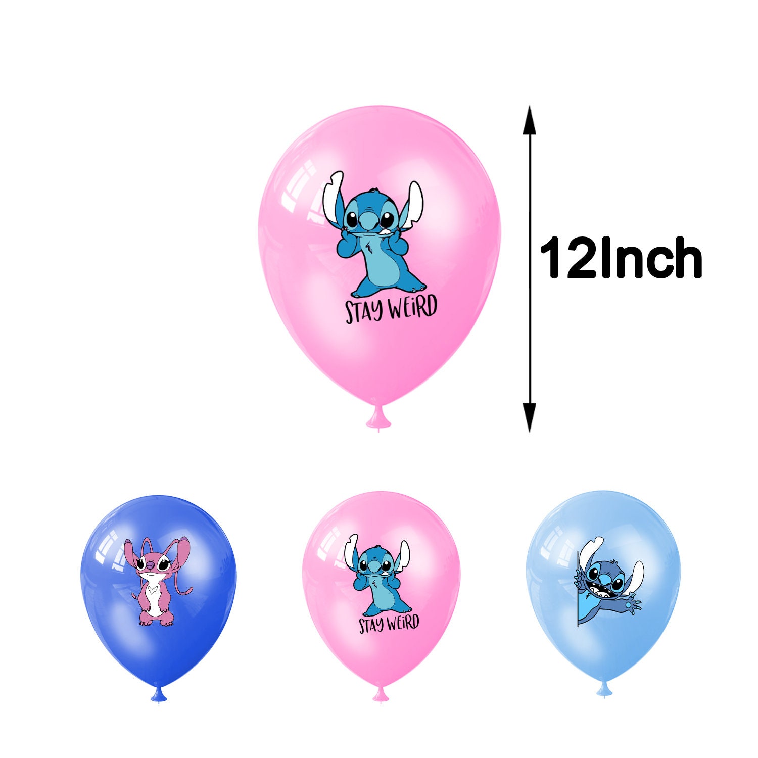 Stitch Party Set Party Supplies Banner Balloons Toppers Kids Birthday ...