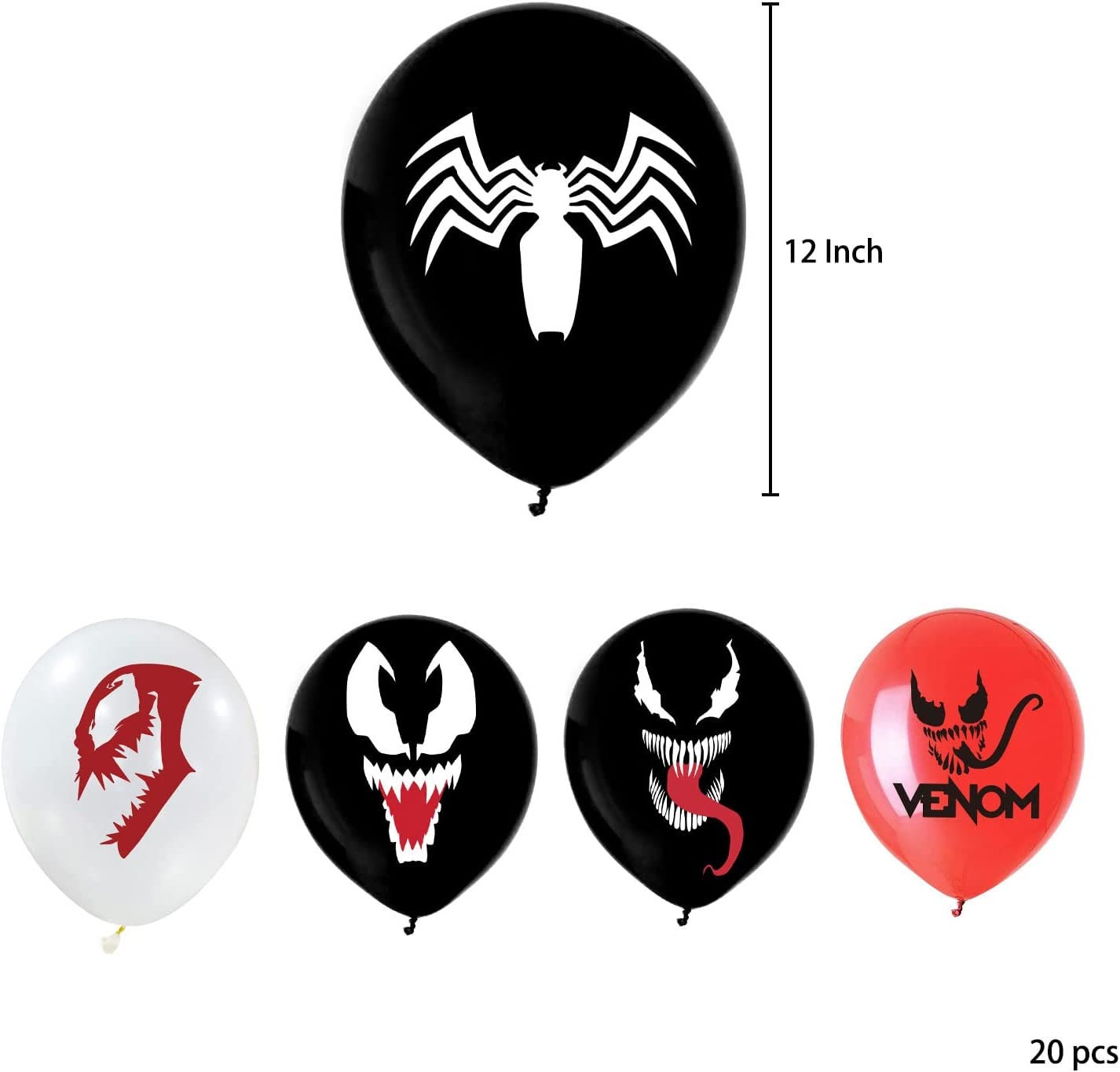 Venom Party Set Party Supplies Banner Toppers Balloons Birthday ...