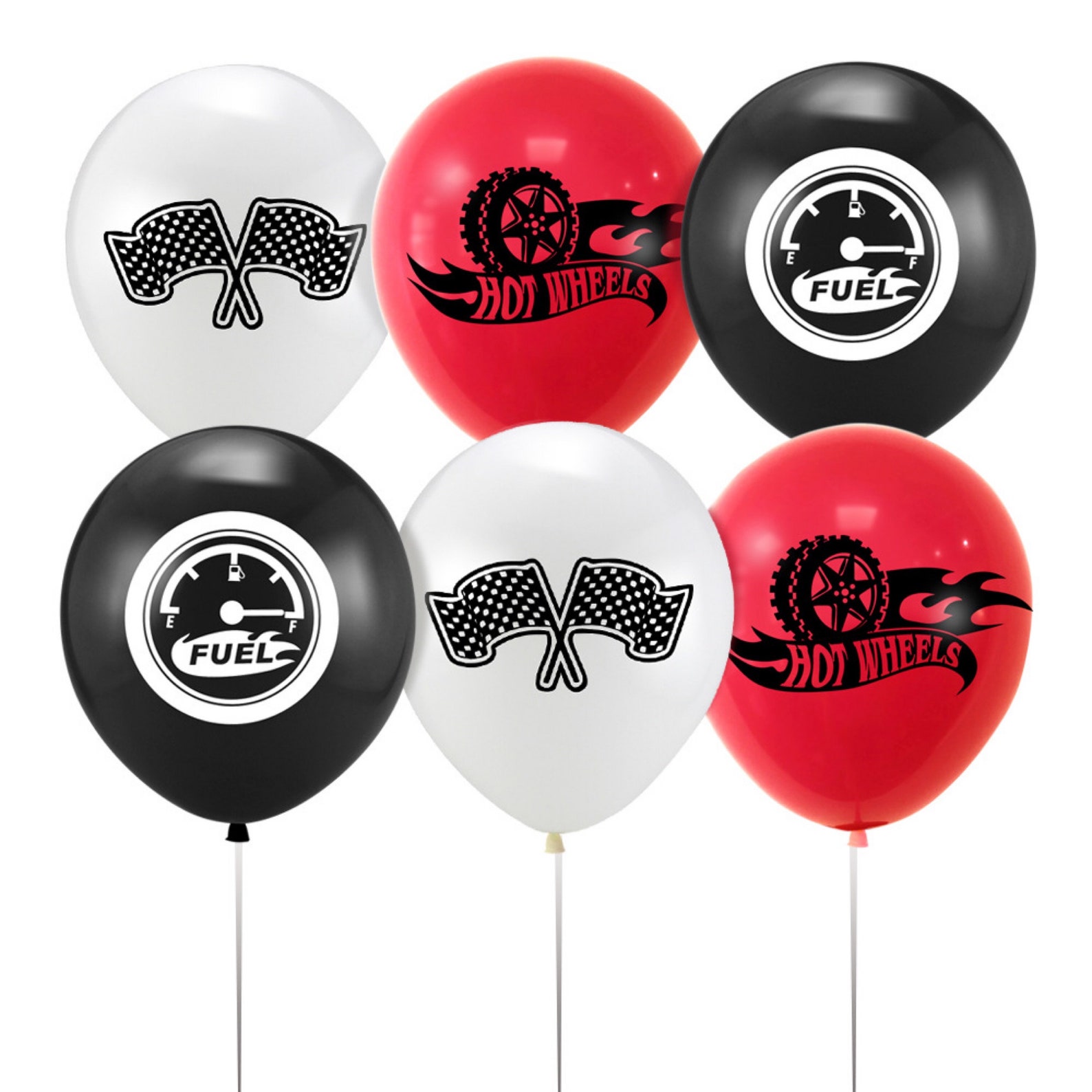 Racing Car Party Set Party Supplies Package Banner Toppers Balloons ...