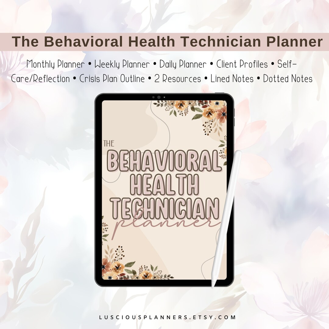 Therapy Planner, Mental Health Planner, Monthly Planner, Weekly Agenda ...