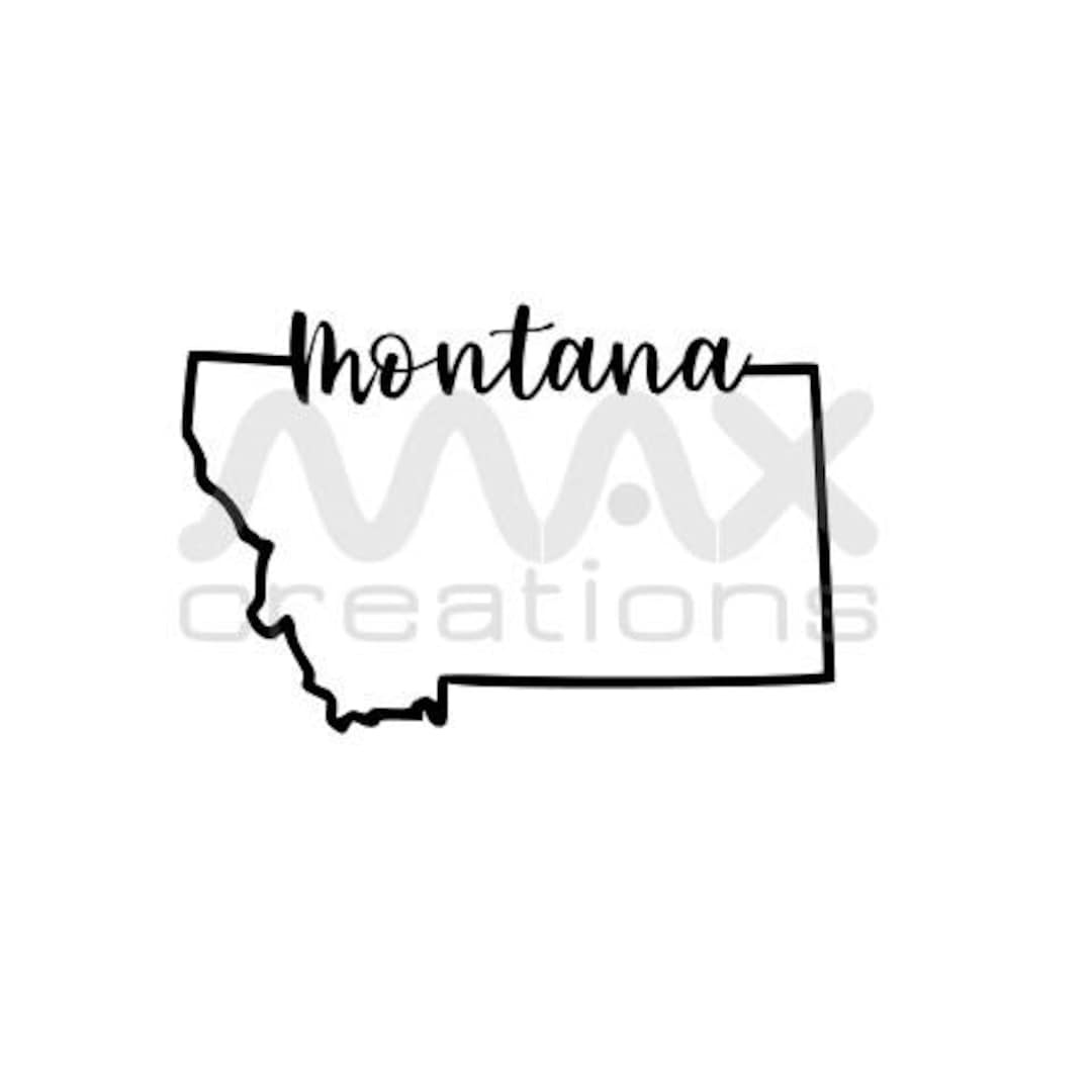 State of Montana - Digital Logo - Etsy