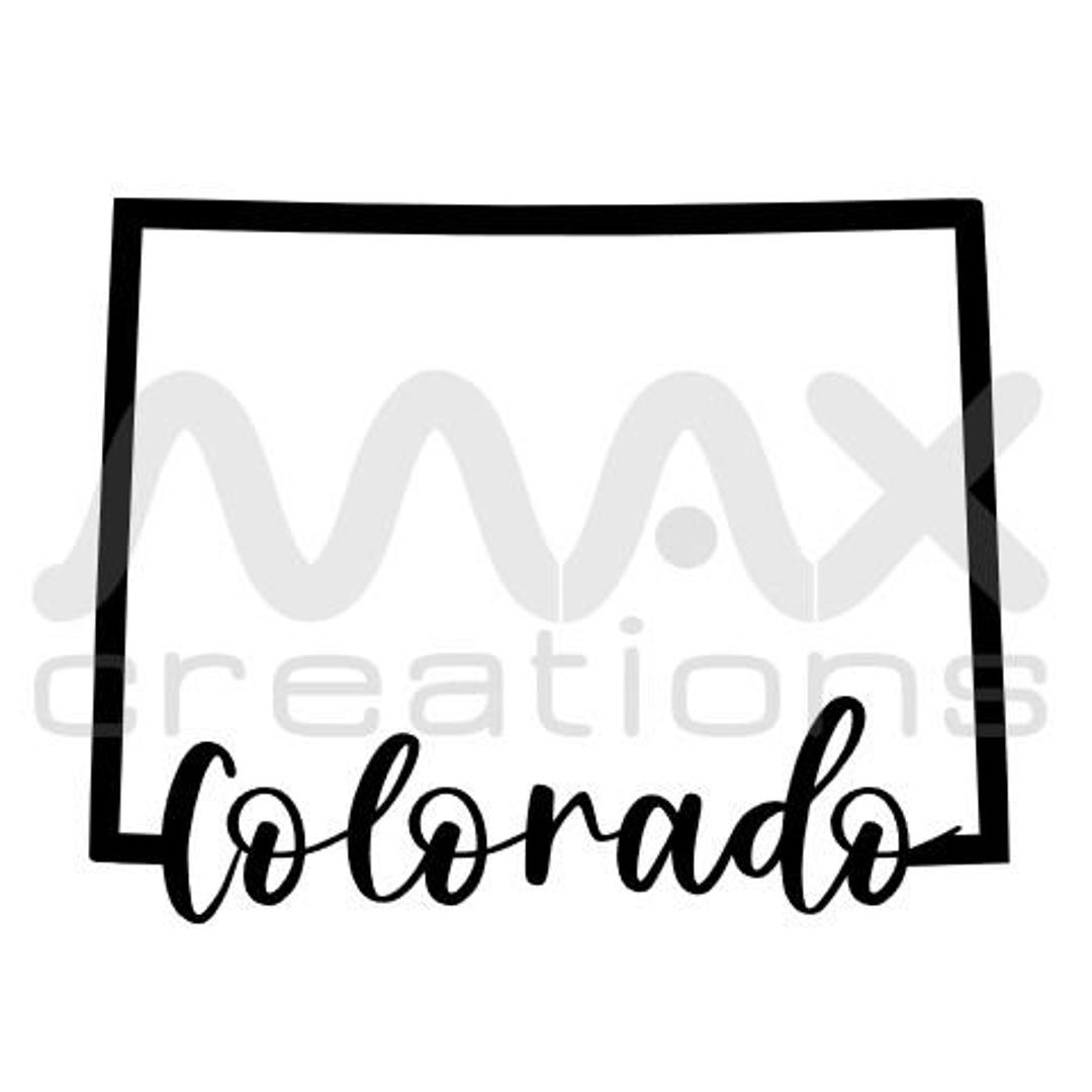 State of Colorado - Digital Logo - Etsy
