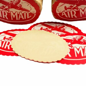 Vintage 1940s Air Mail Gummed Labels (500 Label Pack Available) From ...