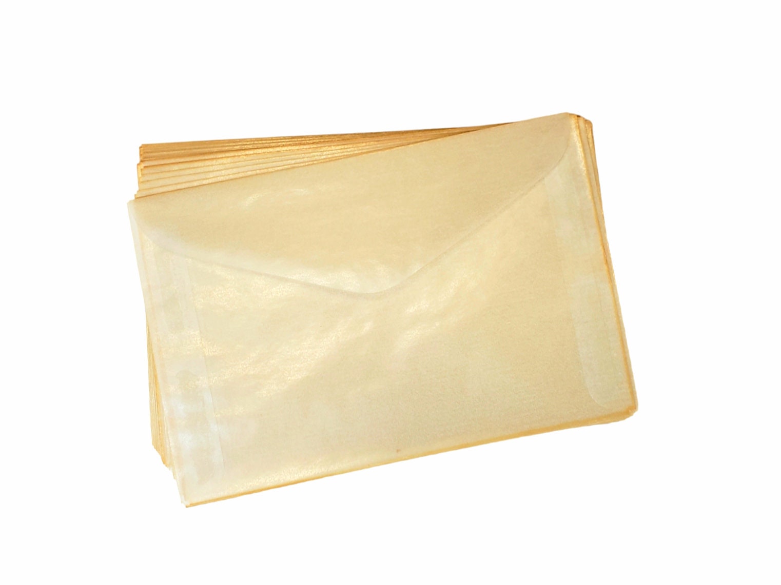 Vintage Glassine Envelopes Transparent With Patina, Vintage See Through ...