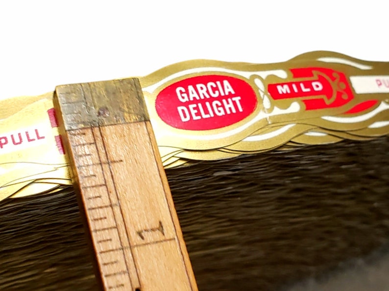 Vintage Cigar Label Roll (10000 Ten Thousand Labels) Garcia Delight ...