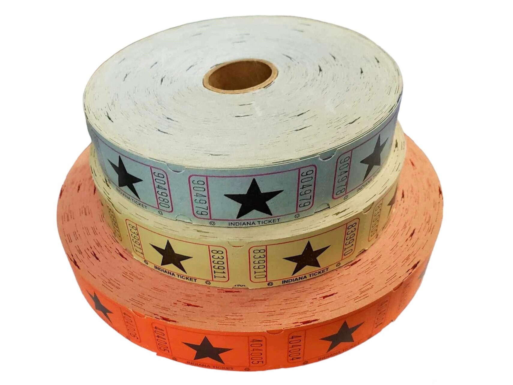 Stars Ticket Rolls (choice of Roll), Vintage Tickets for Scrapbooking ...