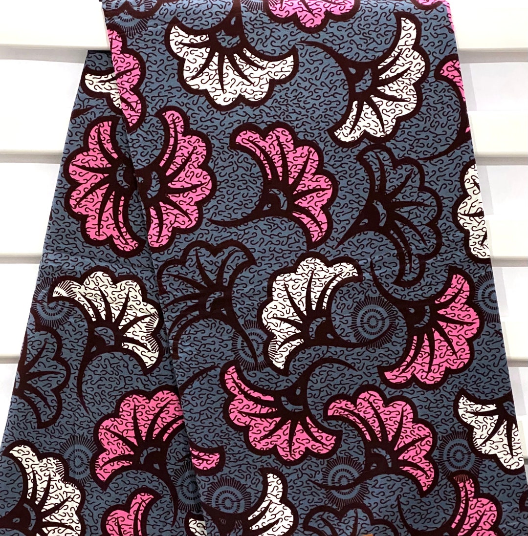 African Floral Print 100% Cotton Fabric Sold by the Yard - Etsy