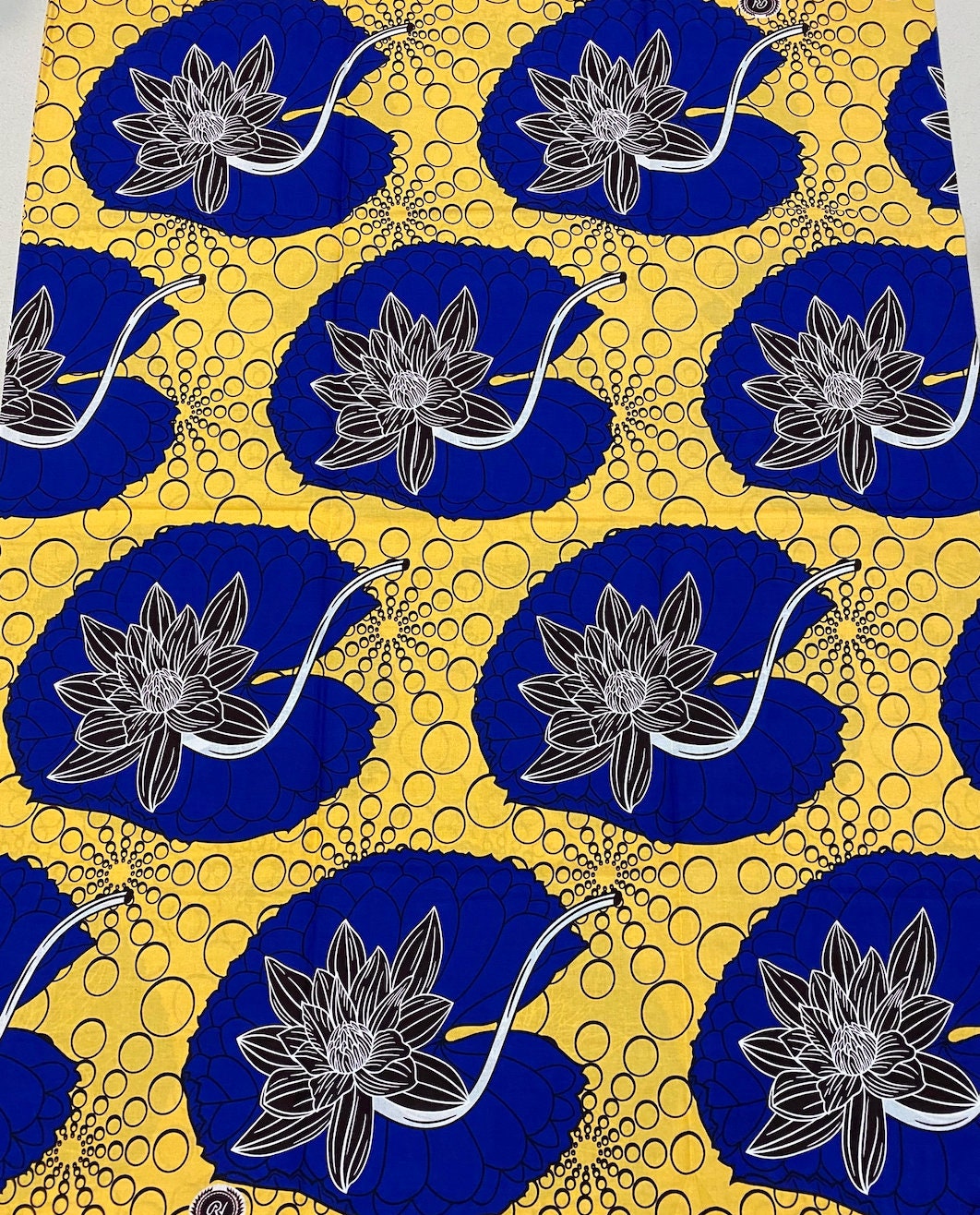 African Floral Print 100% Cotton Fabric Sold by the Yard - Etsy