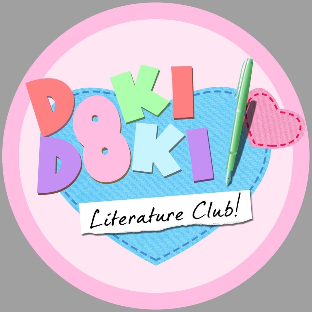 Doki Doki Literature Club Sticker 2x2 Inches Anime Game Sticker - Etsy