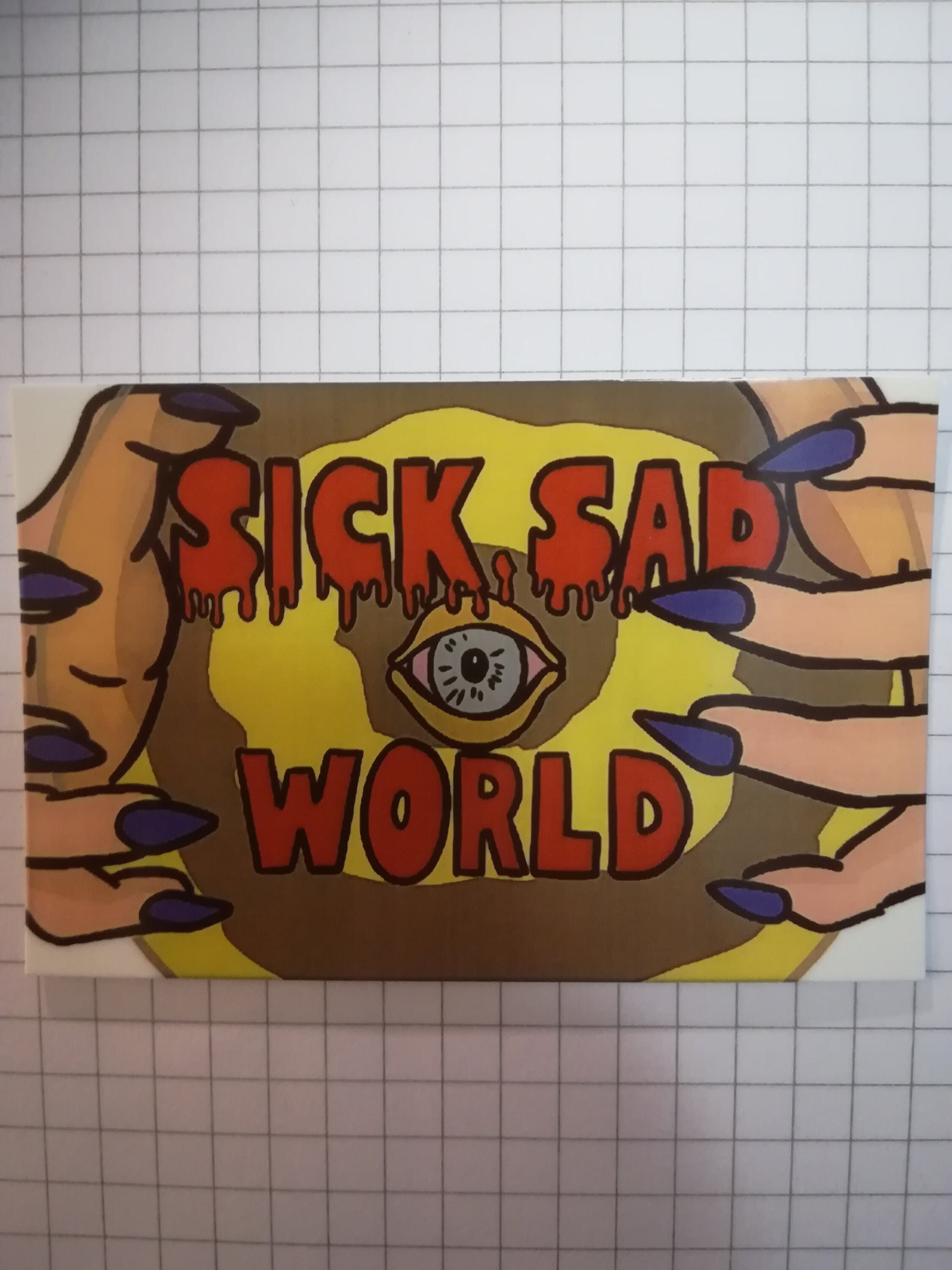 SICK SAD WORLD Daria 2x4 Sticker glossy - Etsy