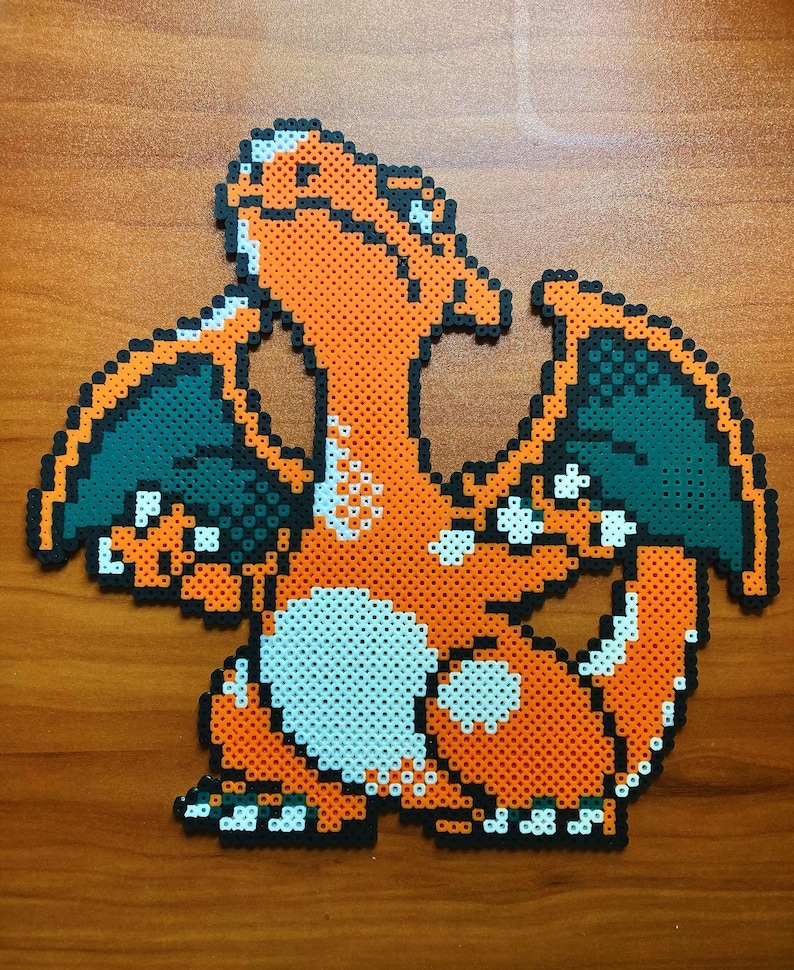 Charizard Perler Bead Sprite Pokemon - Etsy