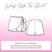 Skort Sewing Pattern Women PDF Pattern Skirt Sewing Pattern Shorts ...
