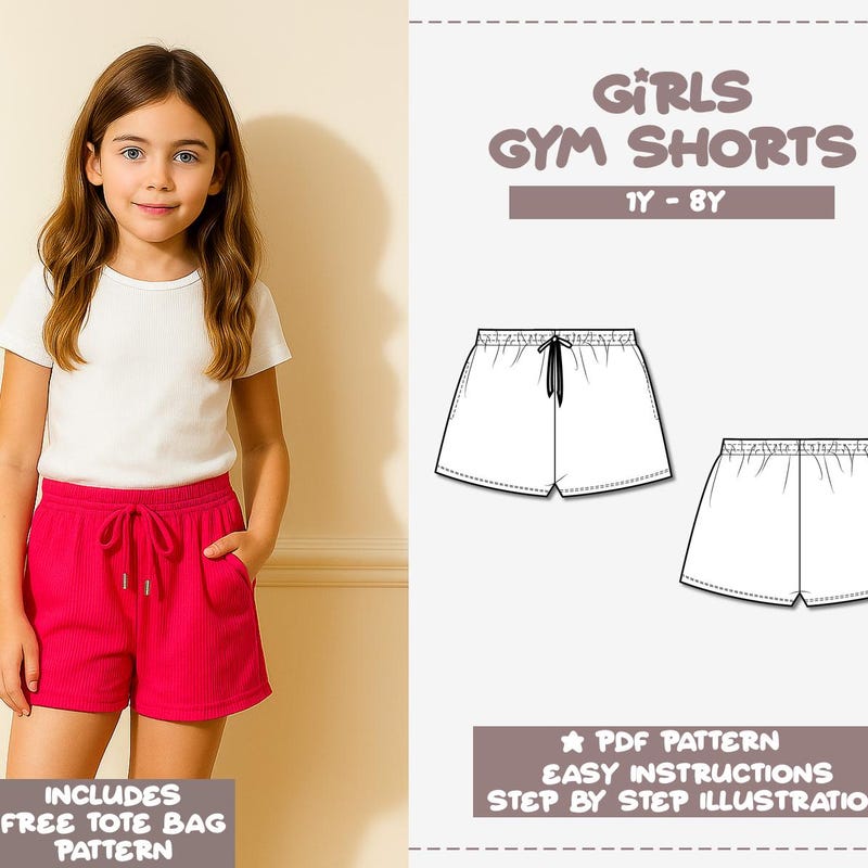 Girl Shorts Pattern - Etsy