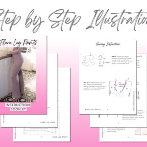 Pants Sewing Pattern Wide Leg Pants Pattern Leggings Sewing Pattern ...