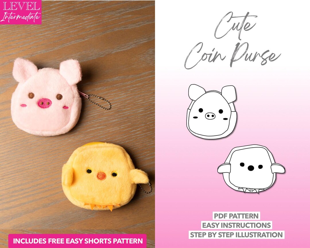 Coin Purse Sewing Pattern: Beginner-friendly PDF Pouch (digital ...