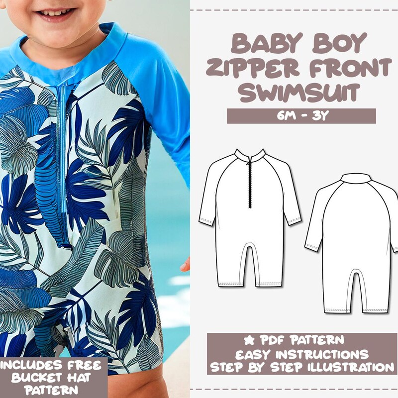 Baby Swimsuit - Etsy