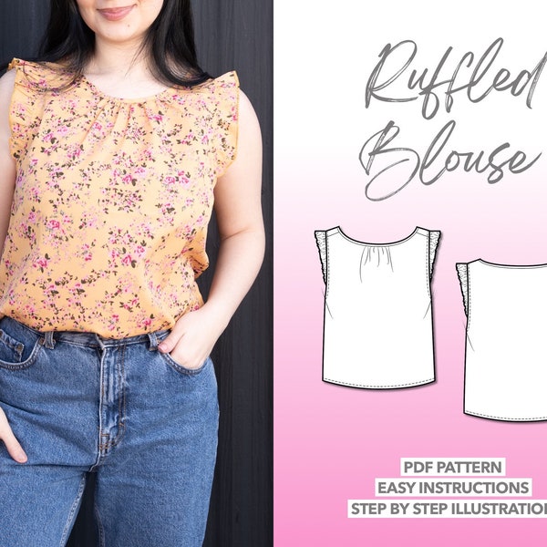 Blouse Pattern Pdf - Etsy