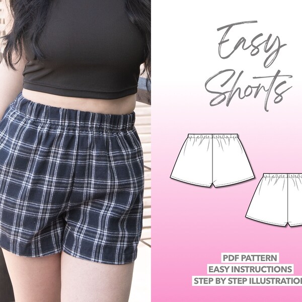 Shorts Pattern - Etsy